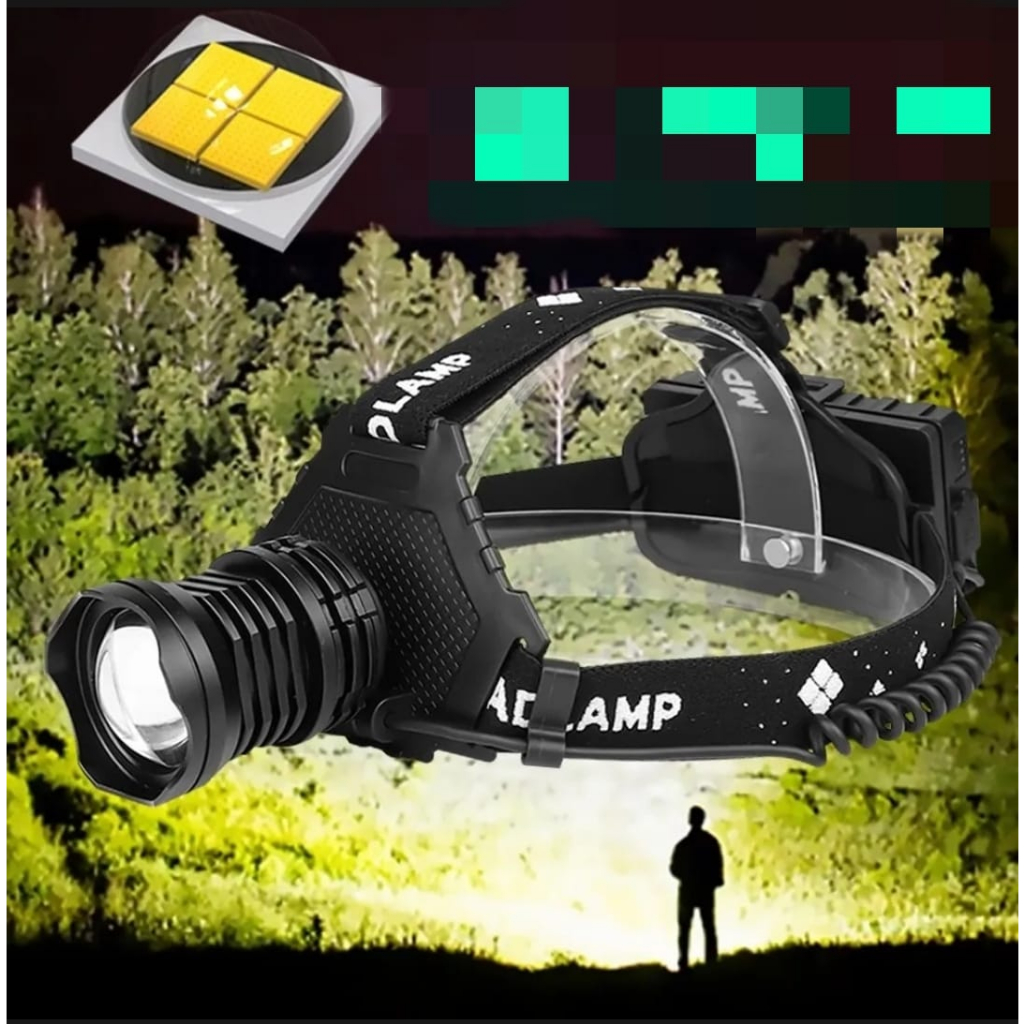 Jual SENTER KEPALA LED XHP70 ZOOM - CAHAYA SUPER TERANG - TAHAN LAMA ...