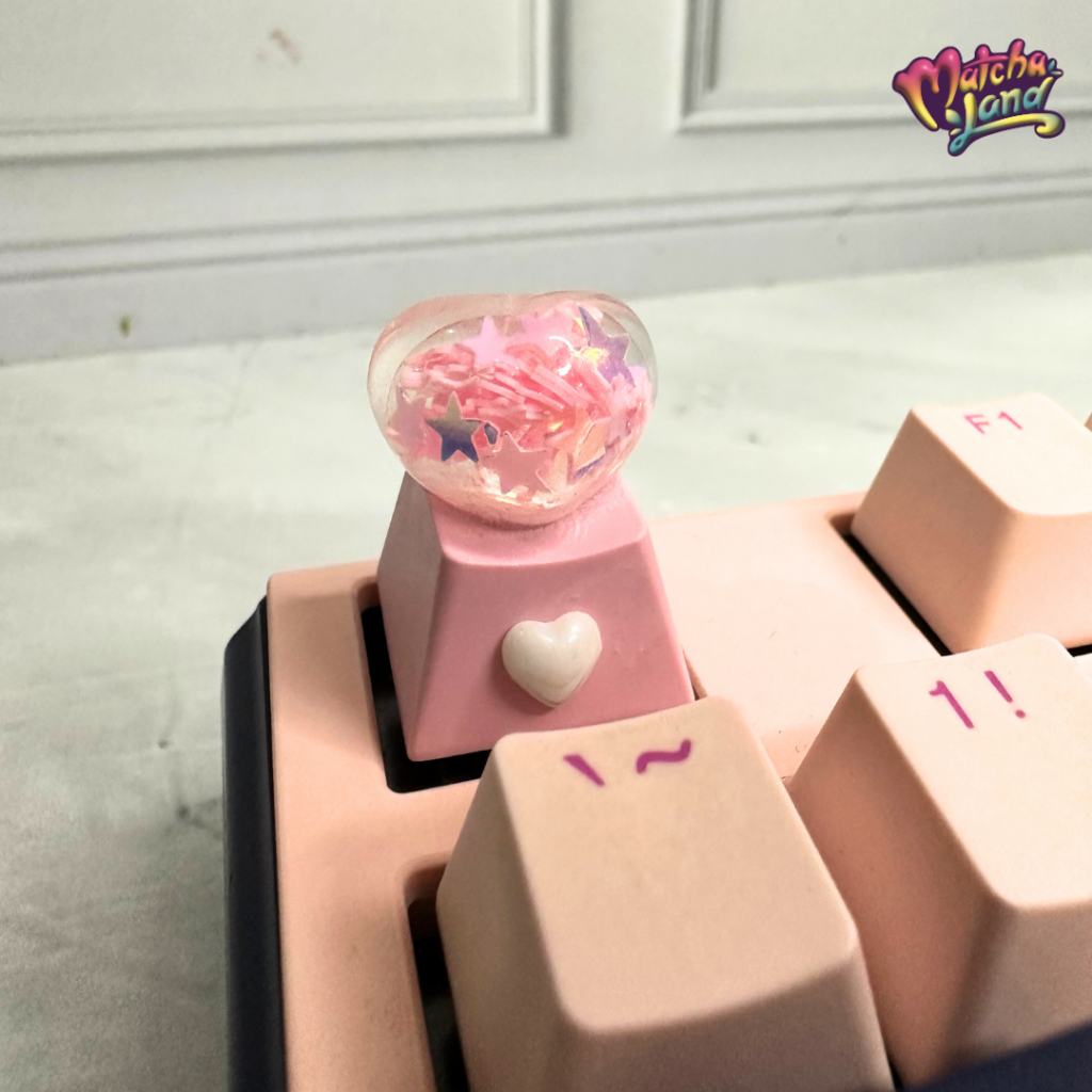 Jual Cute Keycaps Mechanical Keyboard Bubblegum Machine ; artisan ...