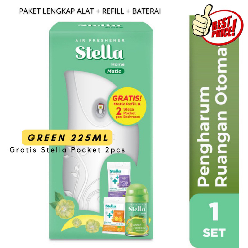 Jual Stella Matic Alat + Refill Set Pengharum Ruangan include Dispenser ...