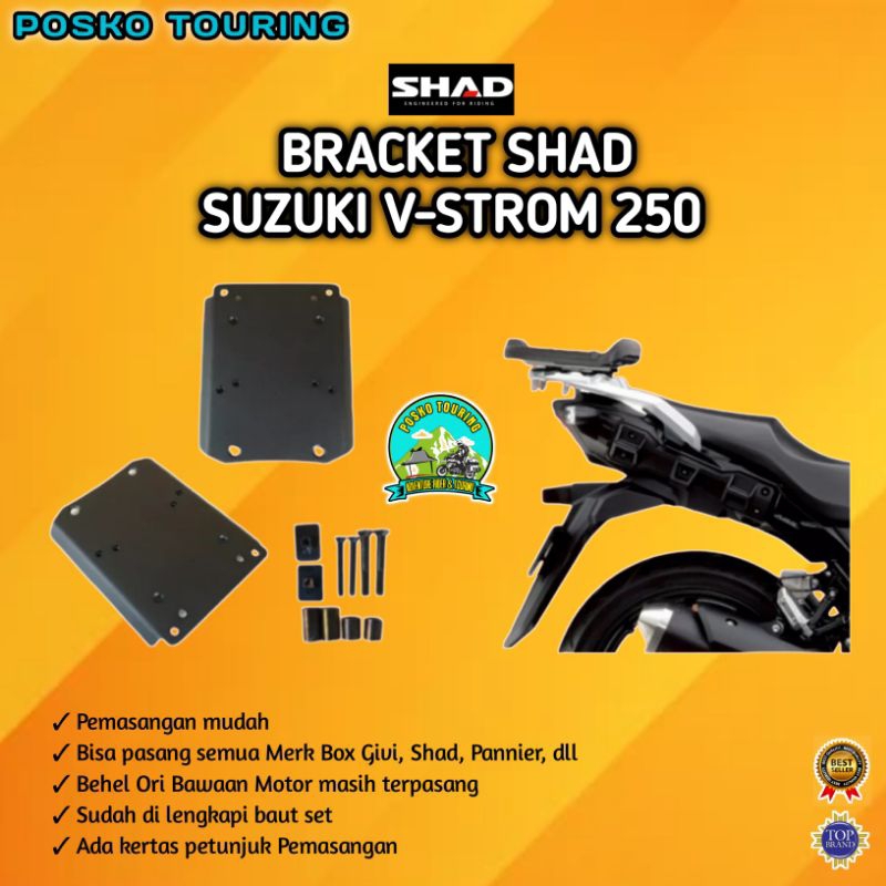 Jual Bracket Shad Bracket Box Suzuki Vstrom250 | Shopee Indonesia