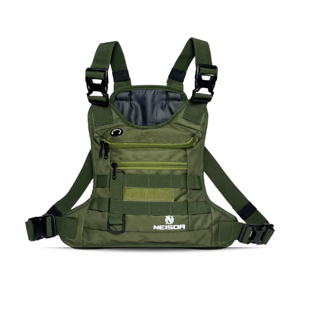 Jual Tas Rompi Dada Pria Hijau Army Premium Chest Bag Tactical | Shopee ...