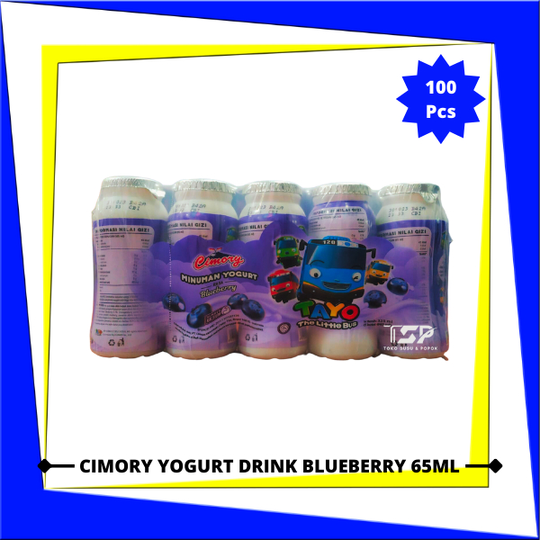 Jual CIMORY Yogurt Drink Blueberry 65ml x 100 pcs (1 Karton) | Shopee Indonesia