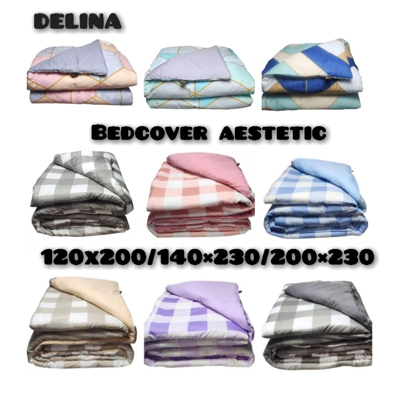 Jual BED COVER ONLY/SAJA MOTIF AESTHETIC EMILY SERIES. GRATIS TAS MIKA ...