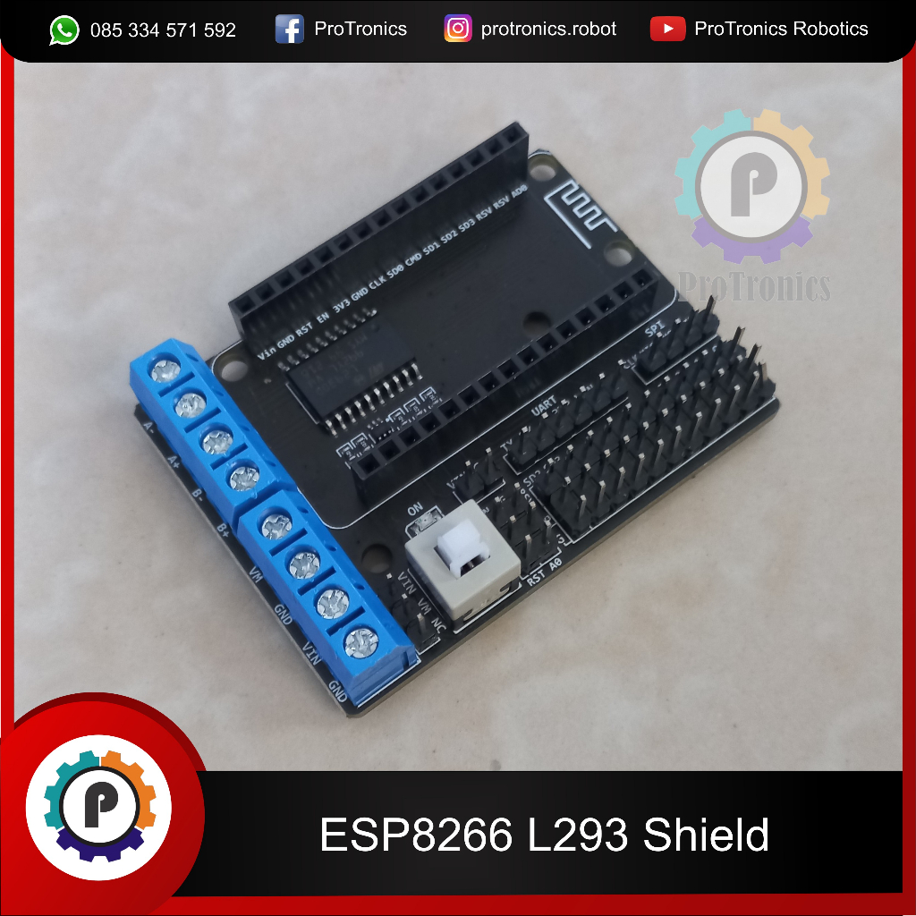 Jual L293 L293d Motor Driver Shield For Nodemcu Doit Wifi Esp8266