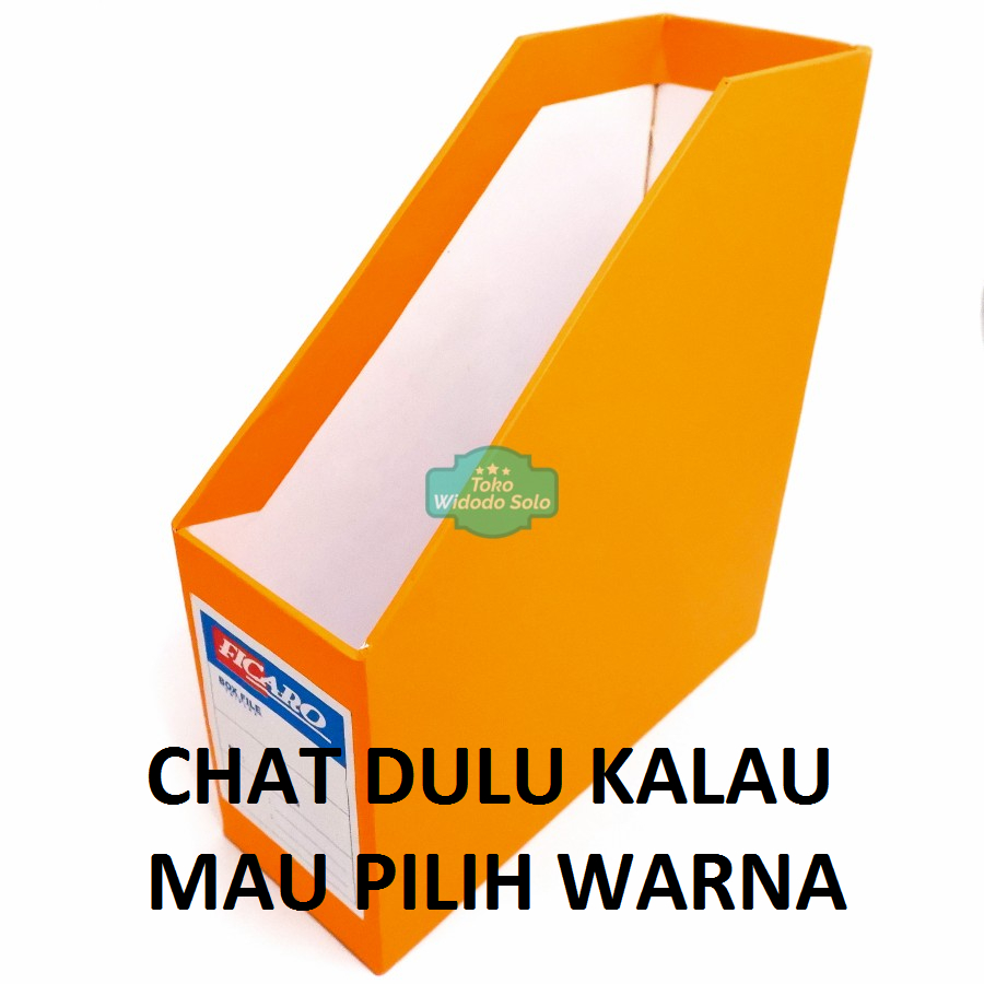 Jual Box File Warna Ficaro Folio Kardus (Magazine File Warna Polos ...