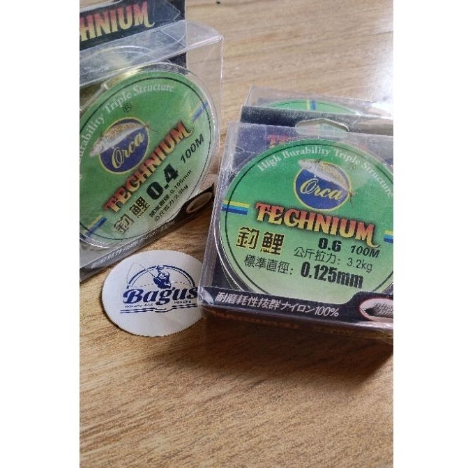 Jual Senar pancing, line, kenur pancing monofilament Orca Technium ...