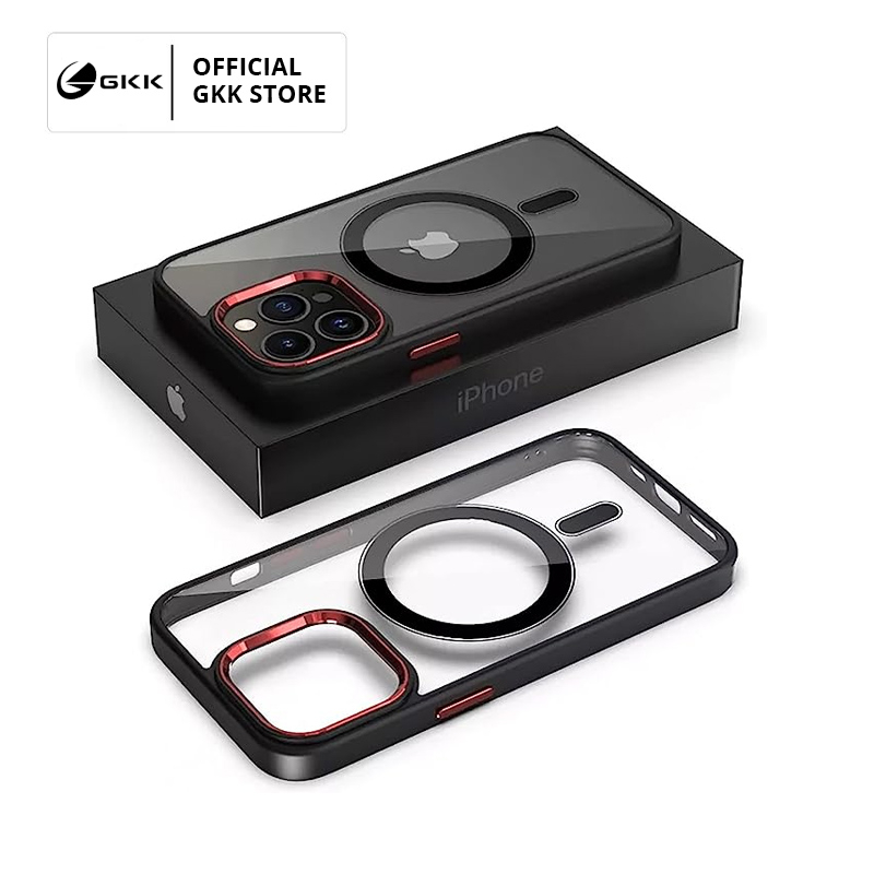 Jual GKK Casing MAGSAFE Premium iPhone 15 14 13 12 11 PRO MAX Magnetic ...