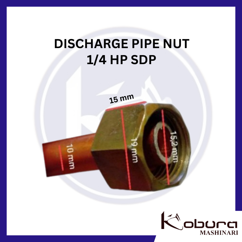 Jual Discharge Pipe Nut 1/4 HP SDP Mur Pipa Tanda Tanya SDP | Shopee ...