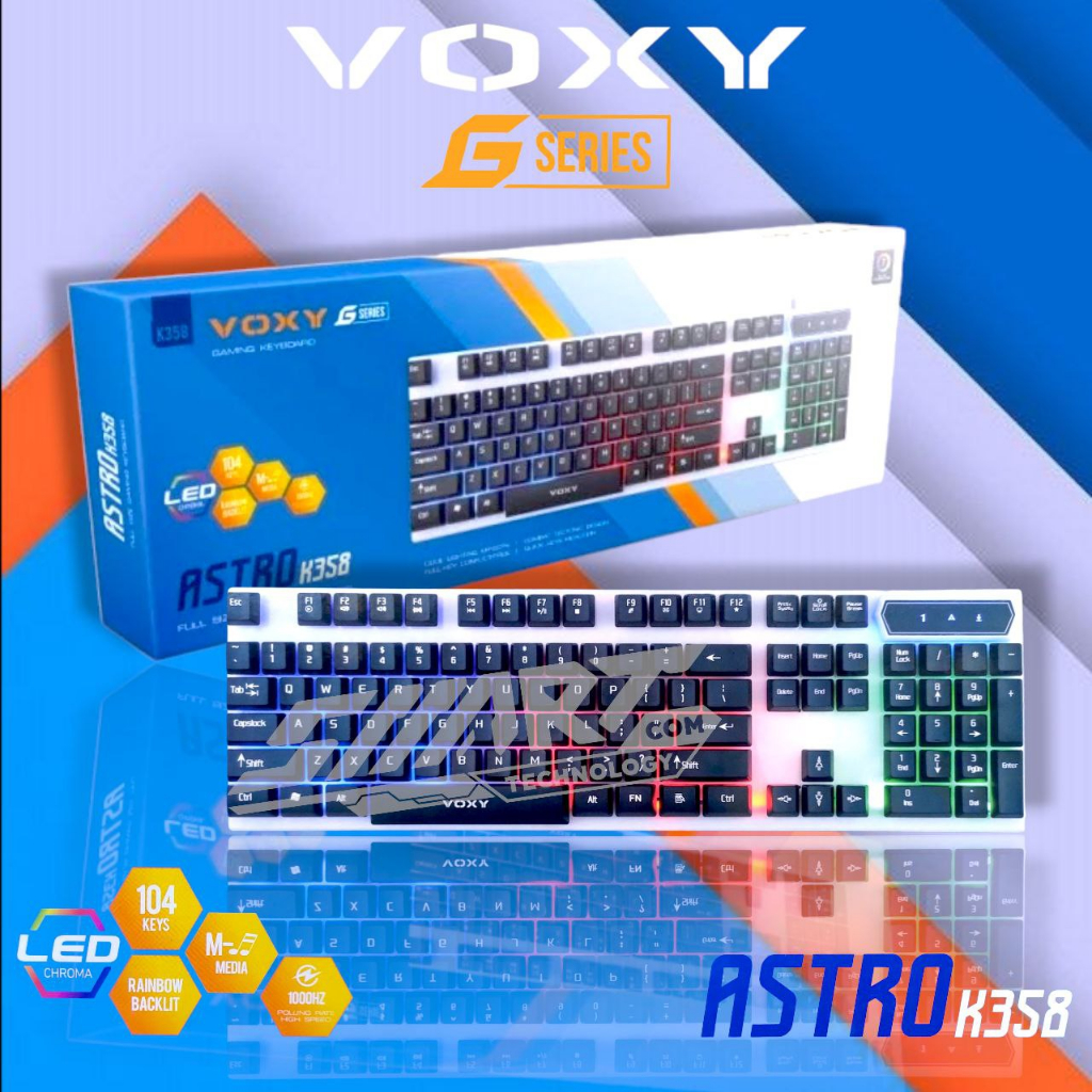 Jual Keyboard Gaming Voxy Astro K358, Keyboard Gaming Murah, Keyboard ...