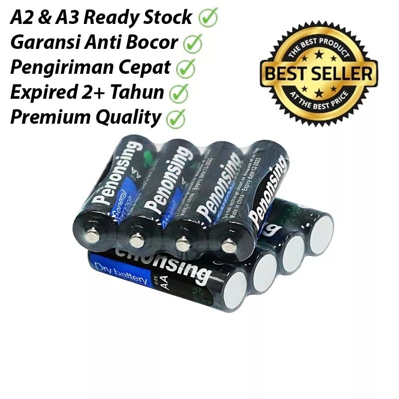 Jual Baterai A2 dan A3 Satuan | Shopee Indonesia