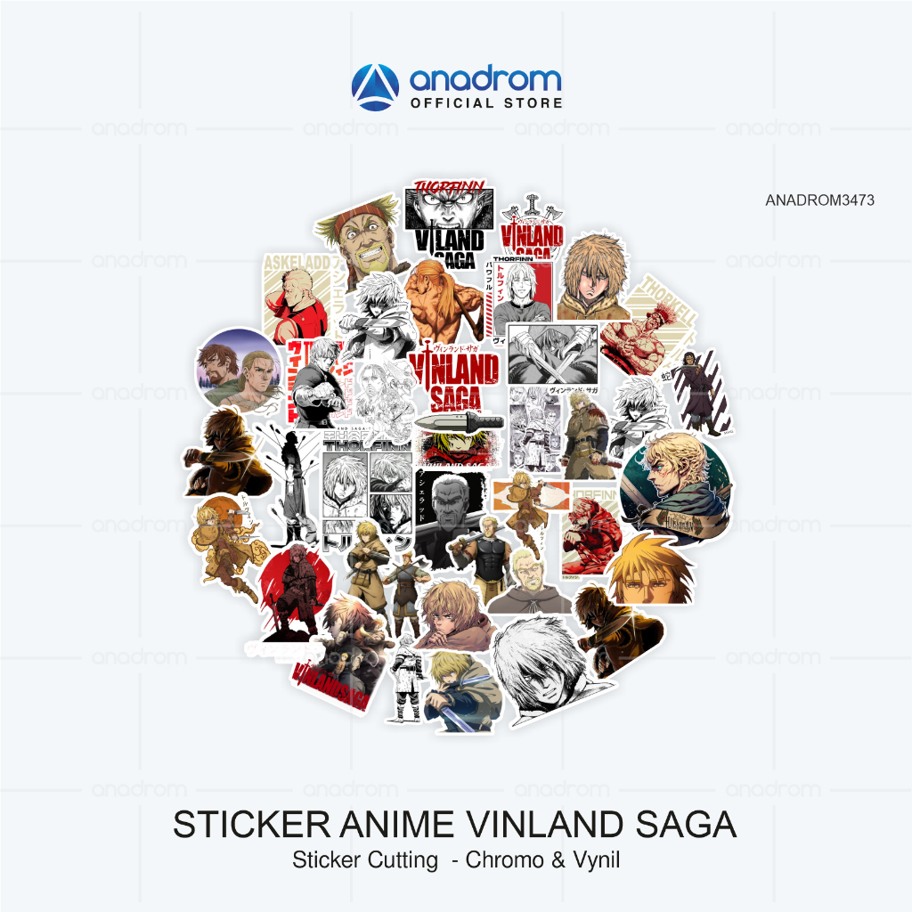 Jual Sticker Anime Vinland Saga | Sticker Anime & Aesthetic | Anadrom ...
