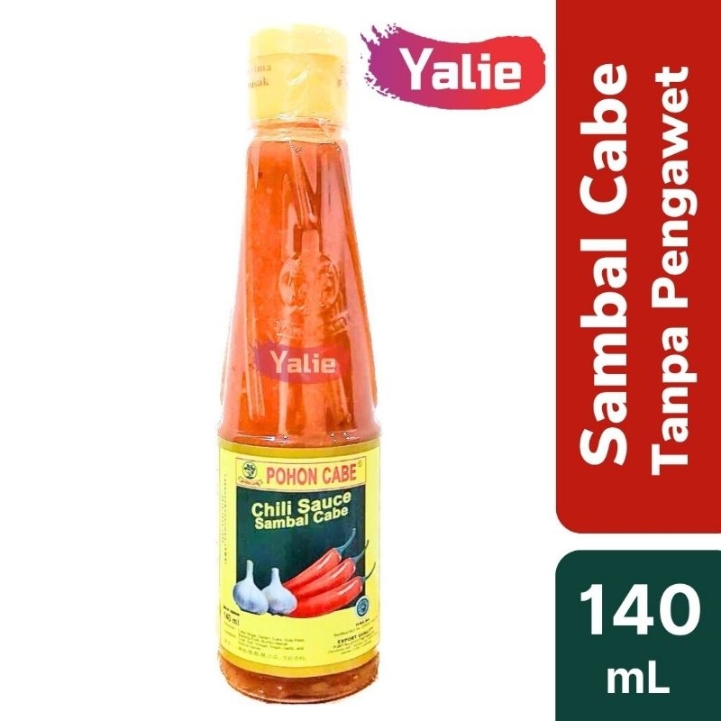 Jual EXP DES 2025 Sambal Pohon Cabe 140ml 140ml Saos Sambel Pedas Tanpa ...