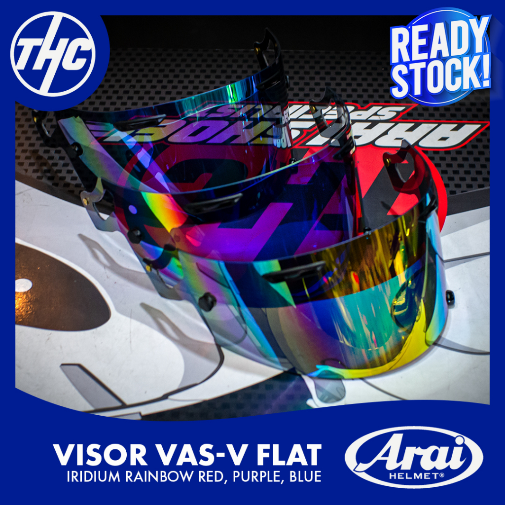 Jual VISOR VAS FLAT IRIDIUM RAINBOW COLOR RX-7X RX7X ASTRAL X ASTRO GX ...