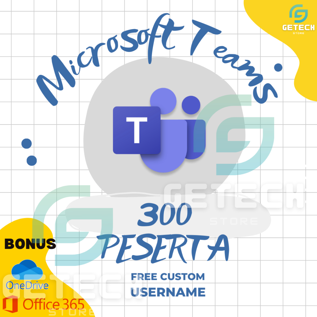 Jual Microsoft Ms Teams 300 Peserta Full Unlimited Duration Time Lifetime Bergaransi Resmi Tidak ...