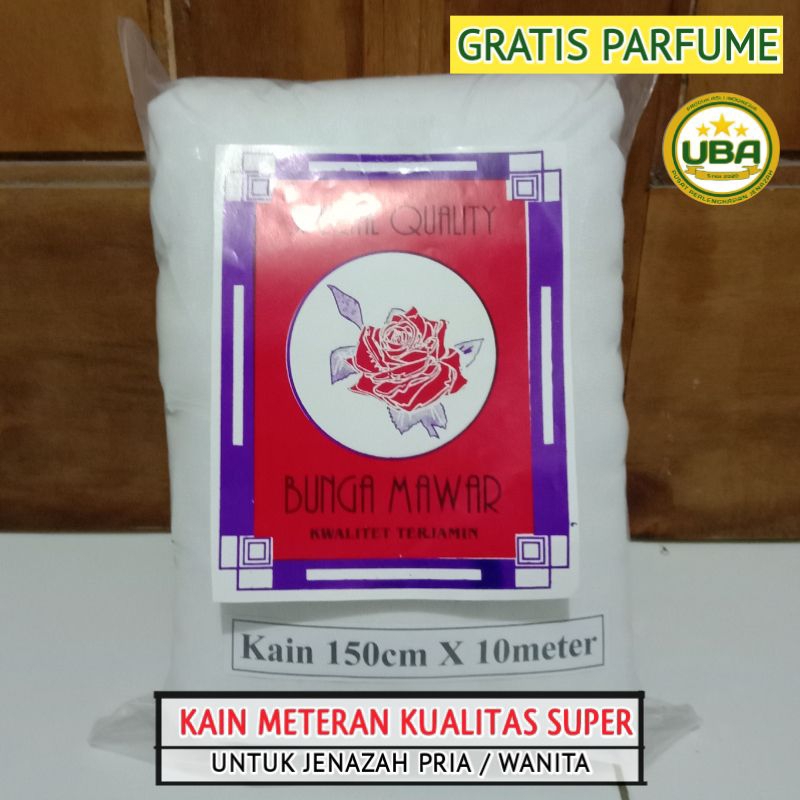 Jual Kain Kafan Meteran Putih Tebal Bahan Tc Lebar 150cm Untuk Jenazah ...