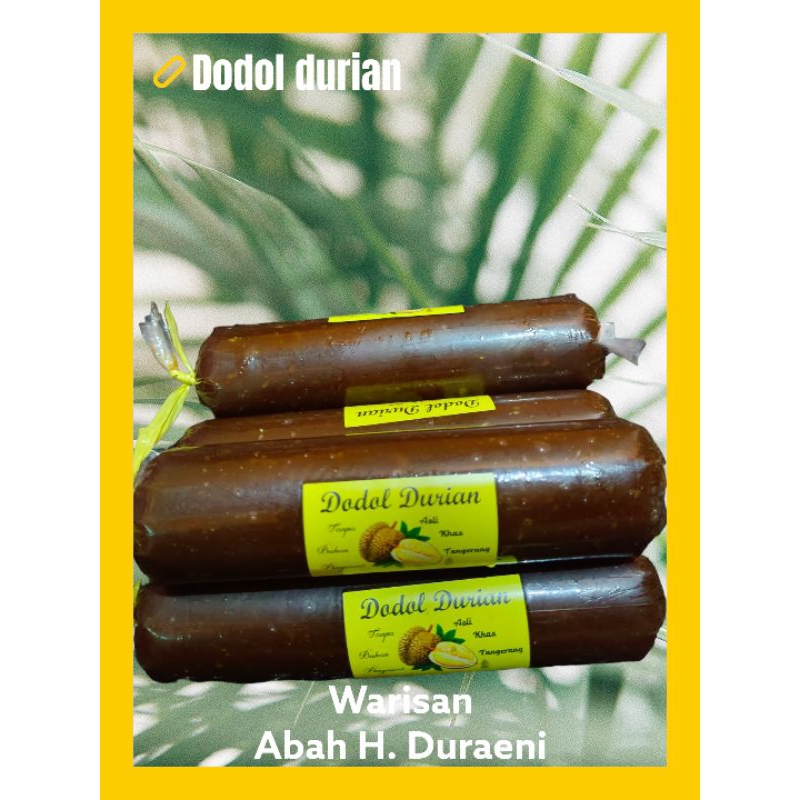 Jual Dodol durian montong parigi medan khas tangerang enak dan legit isi 250 gr | Shopee Indonesia