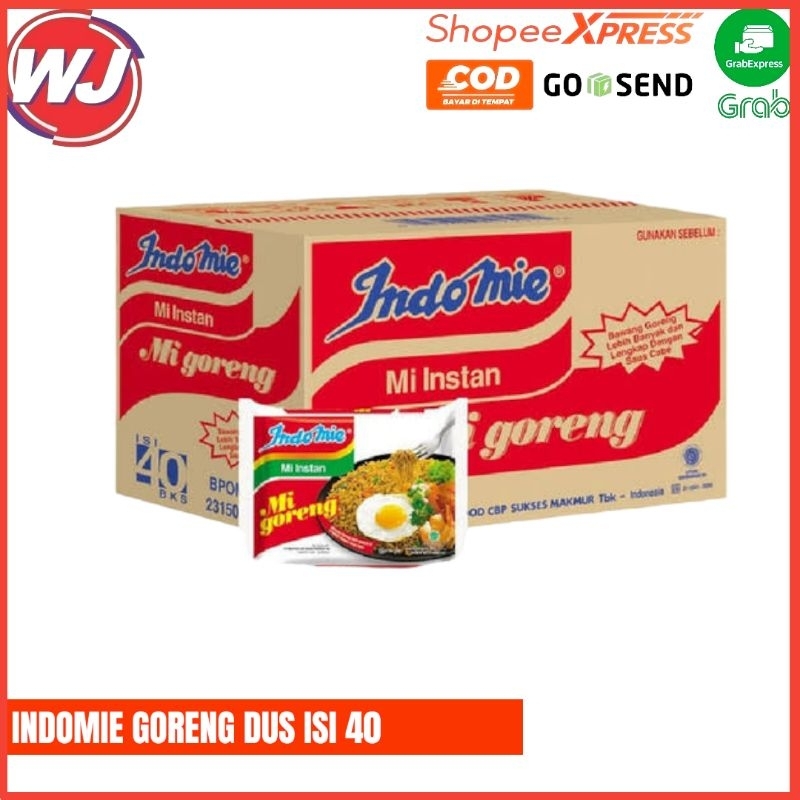 Jual INDOMIE GORENG DUS ISI 40 | Shopee Indonesia