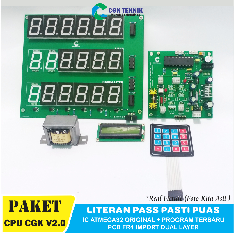 Jual CGK TEKNIK - PAKET CPU PERTAMINI POM MINI CGK 2.0 AC MINIMALIS KEYPAD MEMBRAN LCD1602 ...