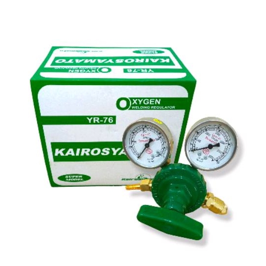 Jual Regulator Las OXYGEN KAIROS YAMATO YR-76 Welding Regulator Tabung Gas Oksigen YR-76 KAIROS ...
