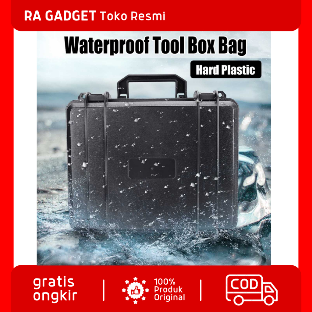 Jual Kotak Perkakas Jinjing Portable Hard Carry Tool Box with Sponge ...
