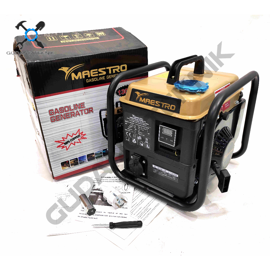 Jual Mesin Genset 1300Watt 2Tak MT2200I MAESTRO / Power Generator ...