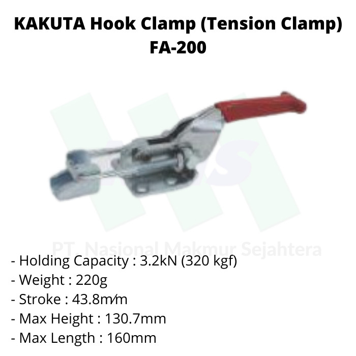 Jual KAKUTA Hook Clamp (Tension Clamp) FA200 | Shopee Indonesia