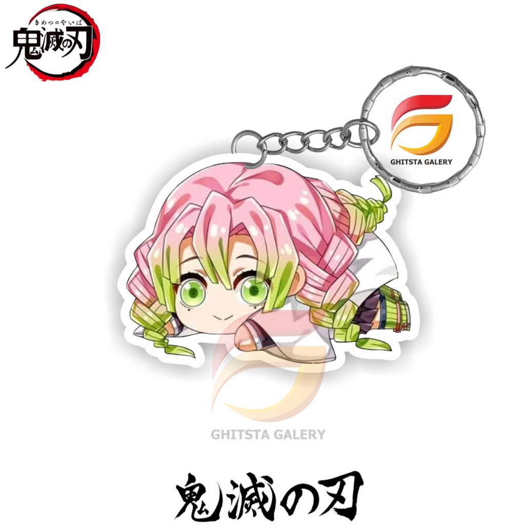 Jual Gantungan Kunci MITSURI KANROJI HASHIRA CINTA Demon Slayer Kimetsu ...