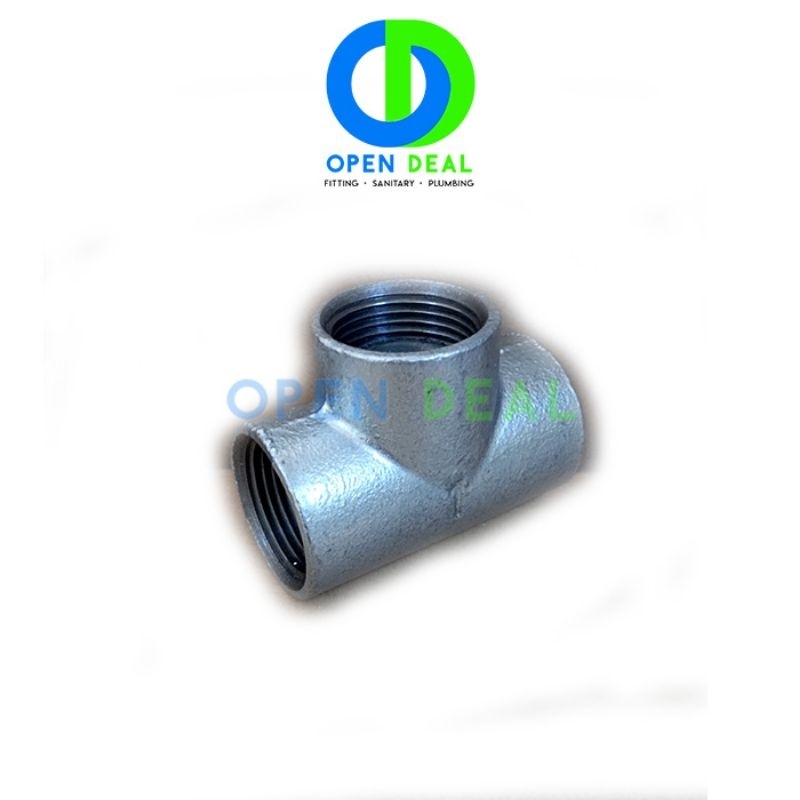 Jual Tee Besi 1" IN Drat Dalam G Brand / Tee 1 INCH Galvanis | Shopee Indonesia