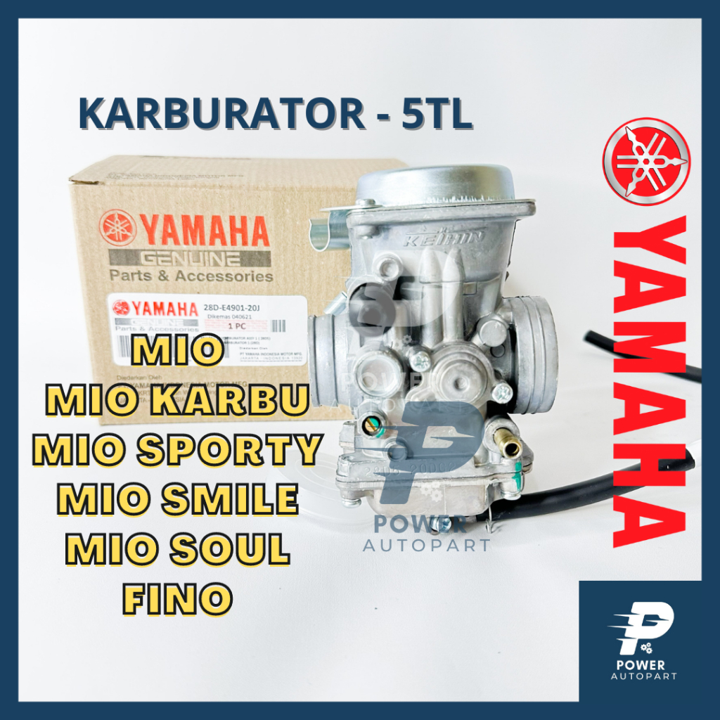Jual ( GARANSI ) ORIGINAL KARBURATOR YAMAHA MIO SOUL , SMILE, SPORTY , FINO KUALITAS ORIGINAL ...