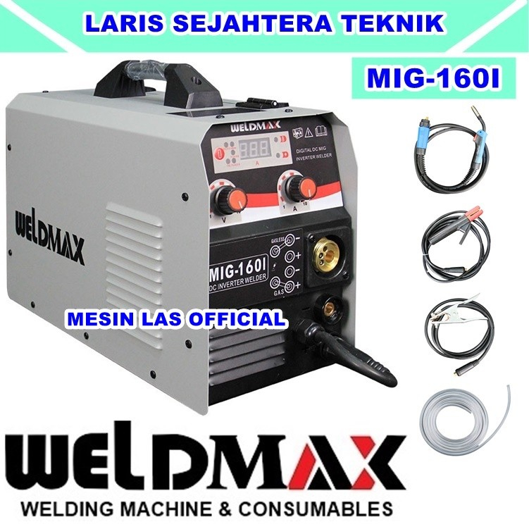 Jual Mesin Las MIG CO2 Gas 160 Weldmax MIG MAG 160 I | Shopee Indonesia