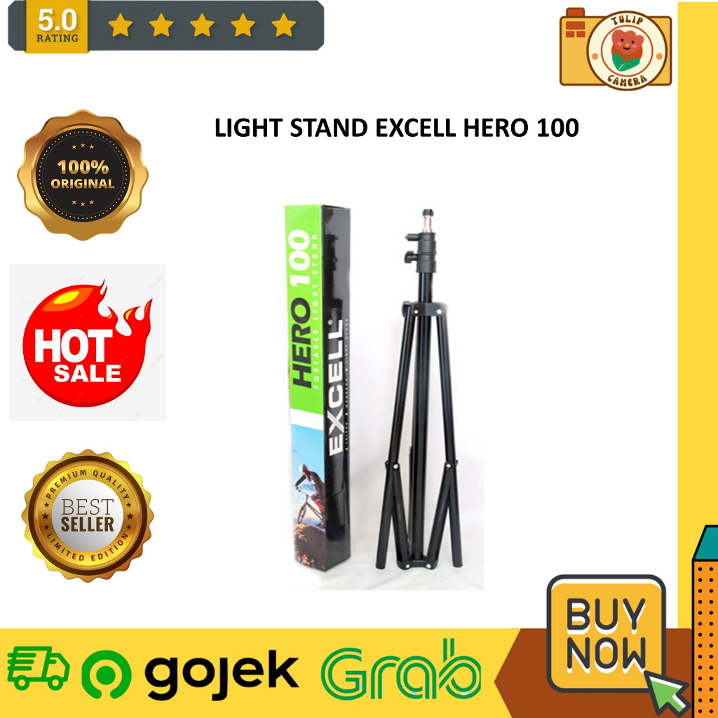 Jual LIGHT STAND EXCELL HERO 100 LIGHT STAND | Shopee Indonesia