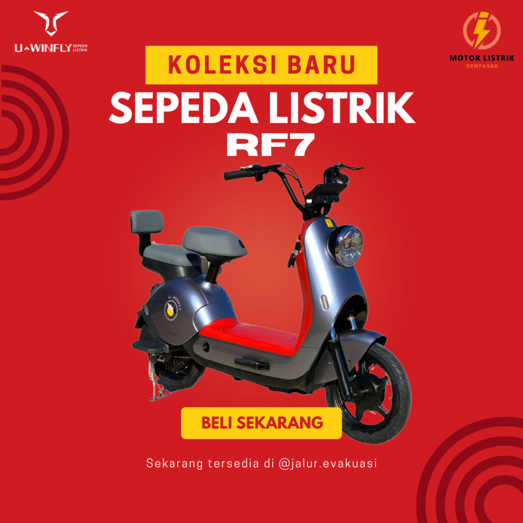 Jual Sepeda Listrik Uwinfly RF7 / Garaansi 10 Tahun | Shopee Indonesia