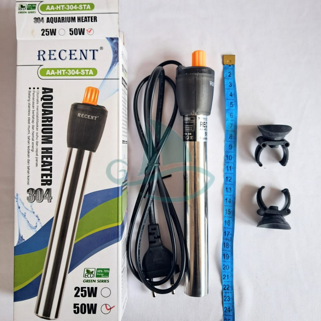 Jual HEATER STAINLESS Pemanas RECENT AA HT 25watt, 50watt, 75watt ...