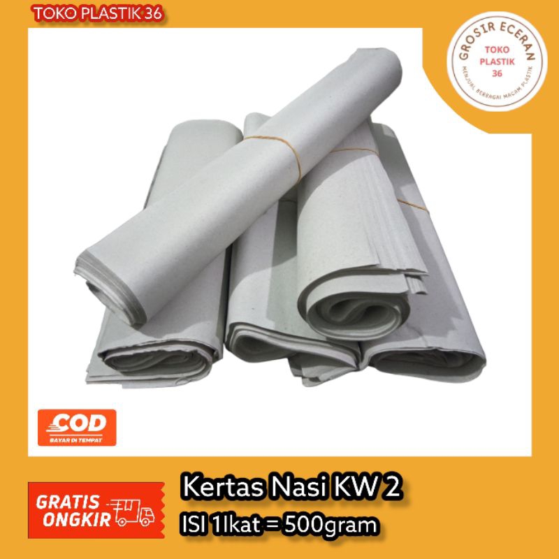 Jual Kertas Nasi KW2 1 ikat isi 500gram - Kertas Nasi Padang KW2 ...