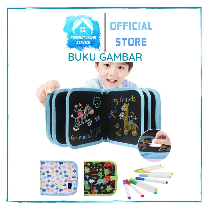 Jual BUKU GAMBAR PORTABLE MAGIC BOOK BISA DIHAPUS [PERFECTHOME ...