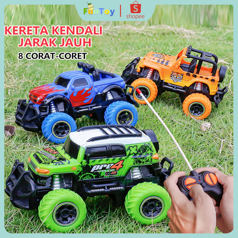 Jual FUNTOY Remote Control Jeep Off Road Mini Mobil Mainan Mainan/ RC ...