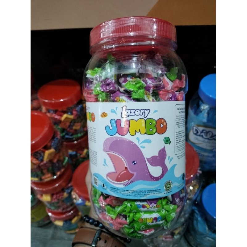Jual Lazery Sugus Jumbo Toples 720 gram isi 180 pcs | Shopee Indonesia