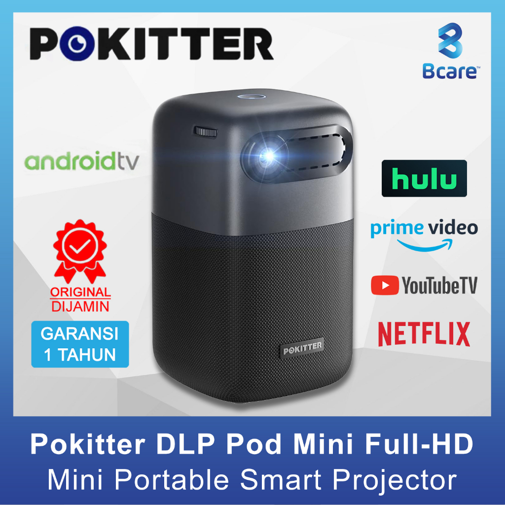 Jual Pokitter DLP Pod Mini Full-HD Mini Portable Smart Projector ...