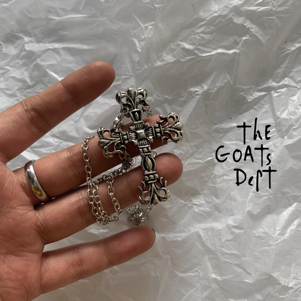 Jual The Goats Dept - Toreto Chrome Cross Hearts Necklace Original ...