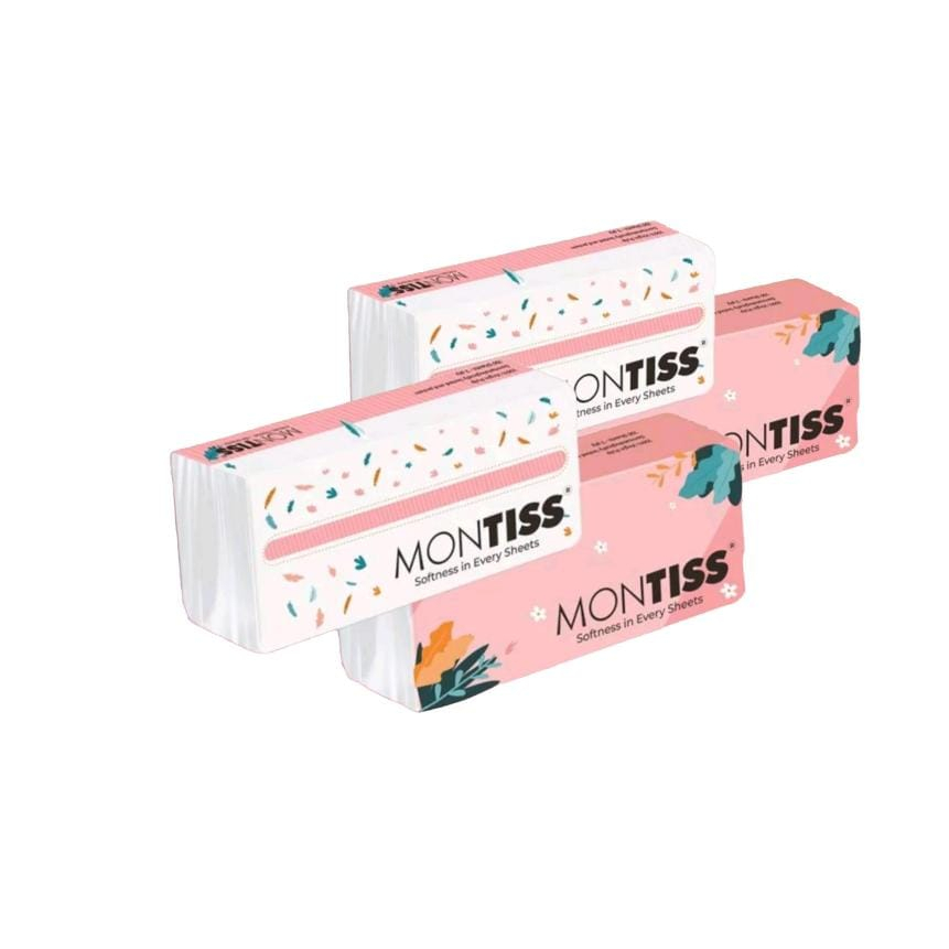 Jual 4 pack tisu montiss 150s montiss facial tissue 150s | Shopee Indonesia