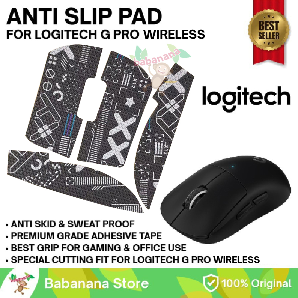 Jual Stiker Logitech G PRO WIRELESS GPW Non Slip Mouse Anti Sweatproof ...