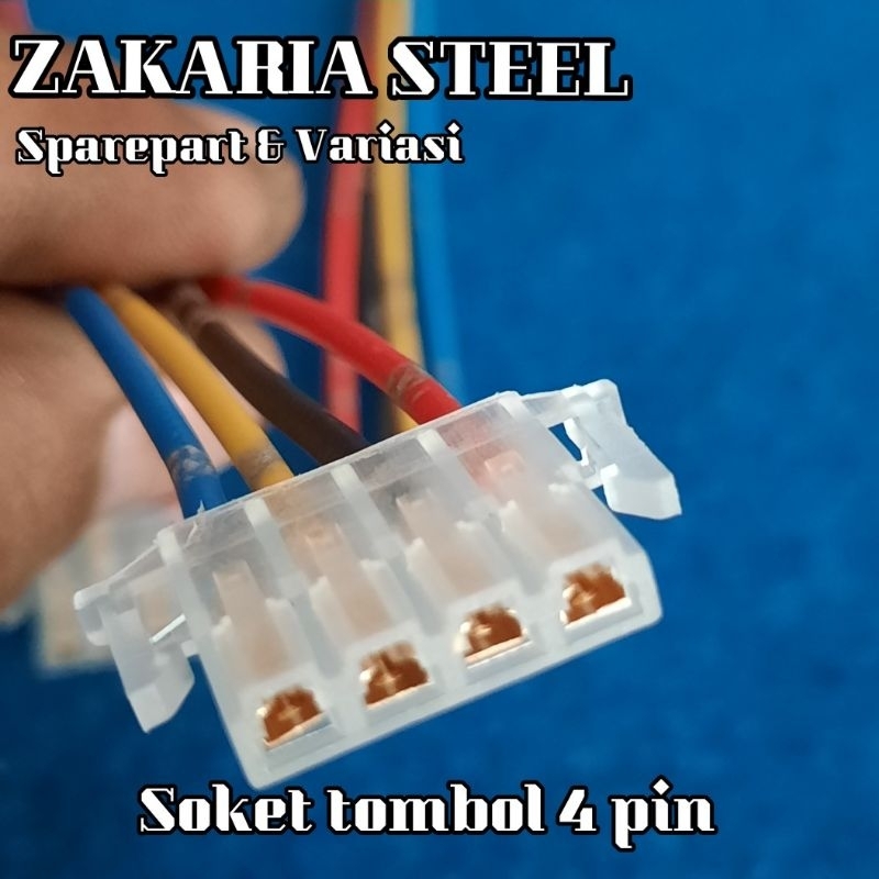 Jual Soket Socket Tombol 4 Pin | Shopee Indonesia