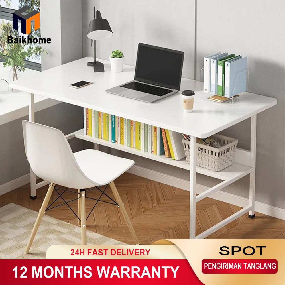 Jual Baikhome Meja Komputer/Meja belajar/rak buku/meja buku/meja kantor ...