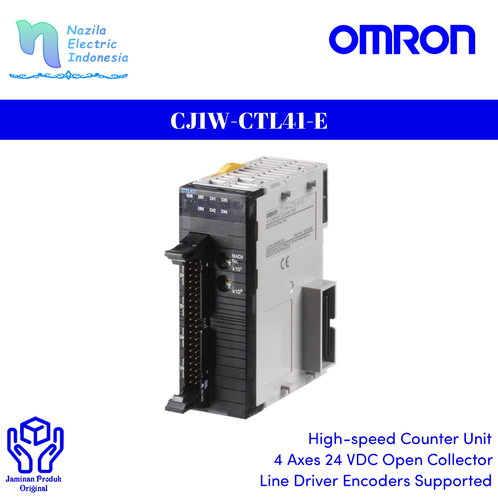 Jual Omron PLC CJ1W-CTL41-E / CTL41E / CJ1WCTL41E Orignal | Shopee Indonesia