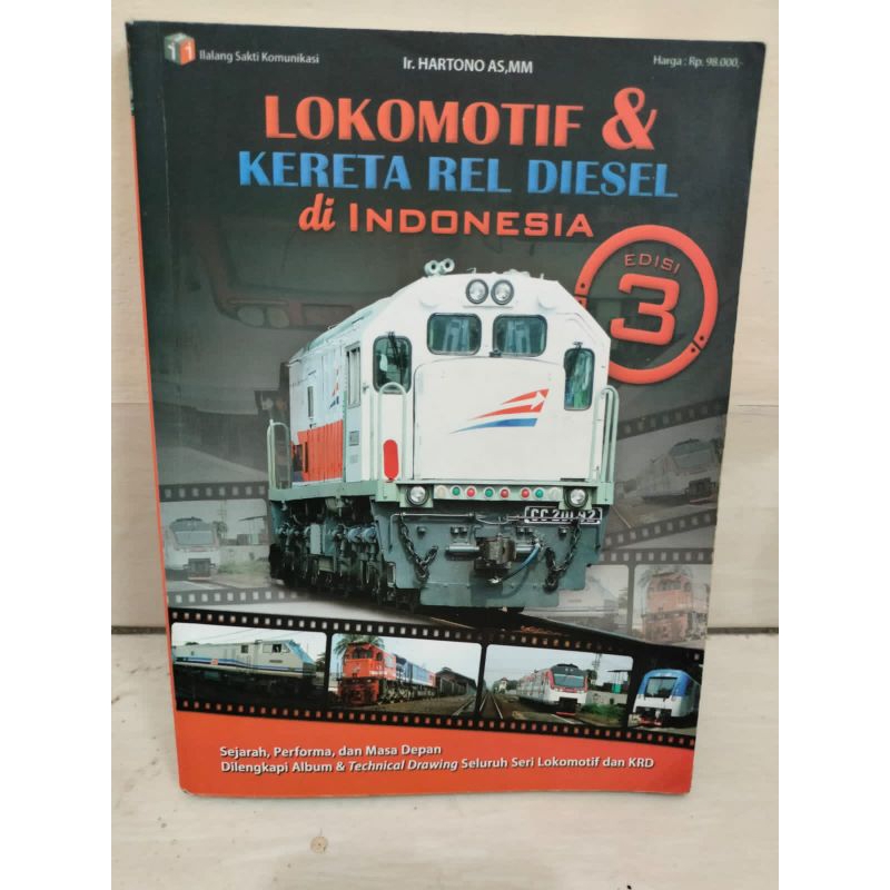 Jual Buku lokomotif dan kereta rel diesel edisi 3 preloved | Shopee Indonesia