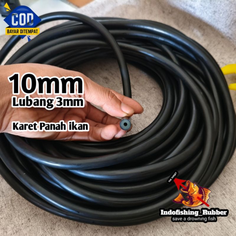Jual Karet Panah Ikan 10mm Rubber Speargun 30*10 | Shopee Indonesia