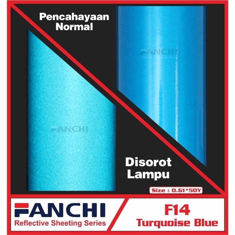Jual Sticker Scotchlite FANCHI Reflective Series Bahan Cutting Sticker ...