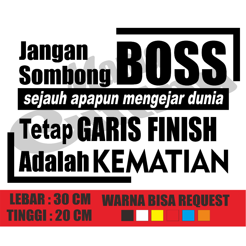 Jual Cutting sticker stiker mobil stiker grandmax stiker logo stiker ...