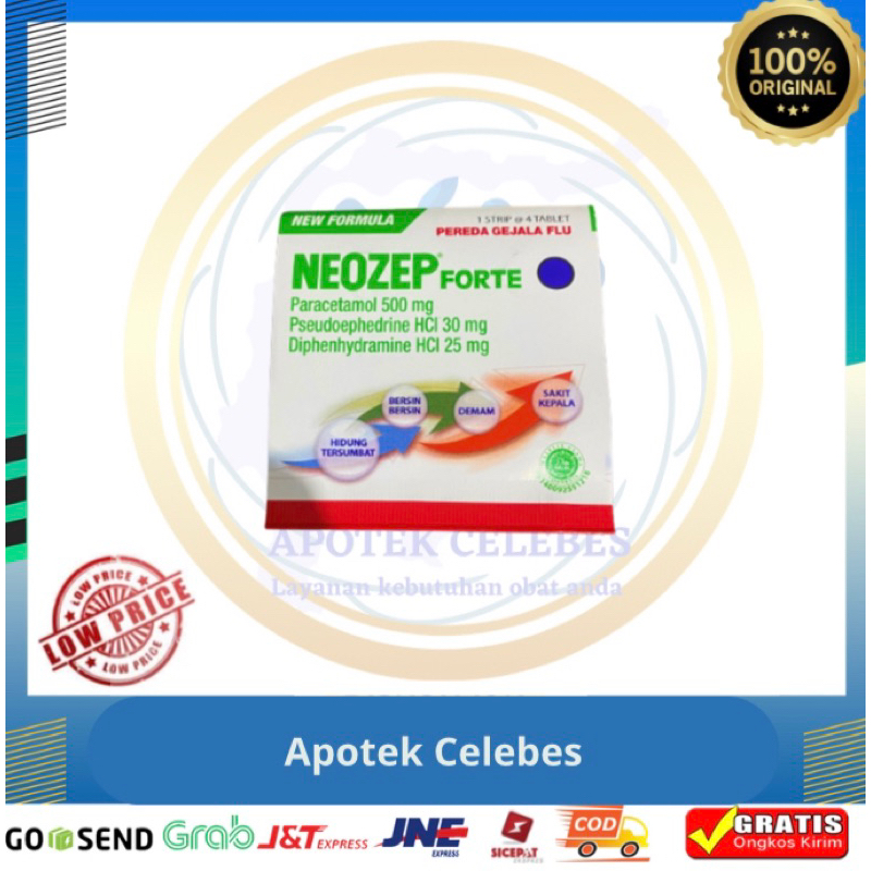Jual Neozep forte strip | Shopee Indonesia