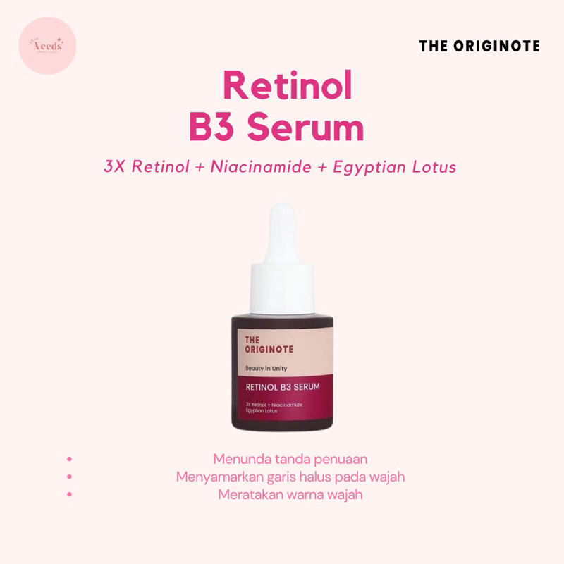 Jual The Originote | Retinol B3 Serum 20ml | Shopee Indonesia